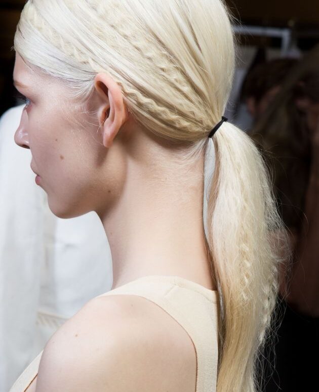 Slicked Back Low Ponytail