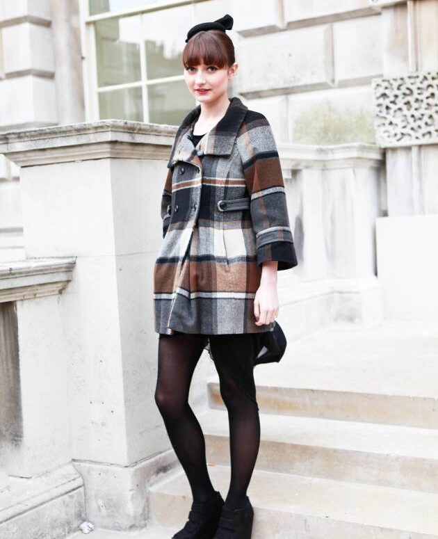 Chiara, 25: “Taking inspiration from American TV shows for a preppy look”