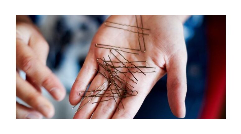 How to use hair pins