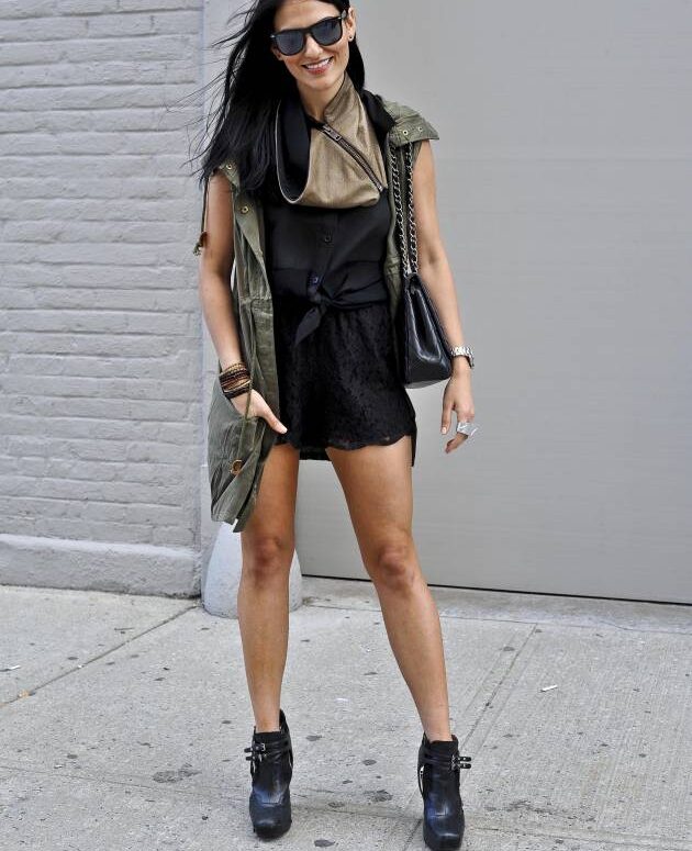 Streetstyle: perfect your raven colored locks