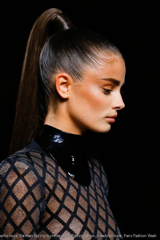 How to create the high ponytail from the Balmain fashion show? - [EN ...